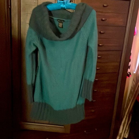 Sweden Project | Sweaters | Long Teal Sweater Teal Two Toned | Poshmark